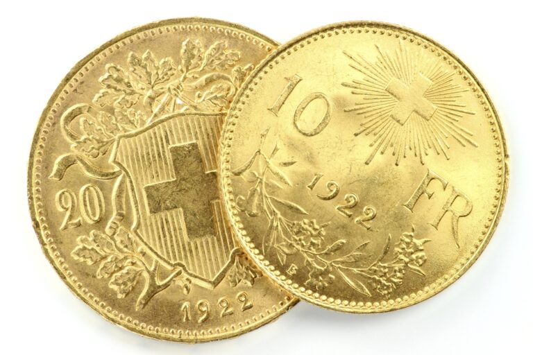 Gold: Vreneli kaufen in 10 SFR & 20 SFR - Handverlesen und