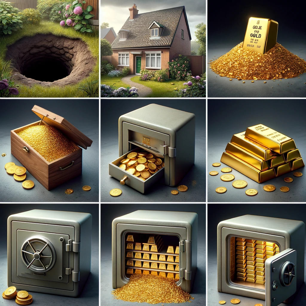 Gold verstecken - Methoden, Tipps und No-Gos